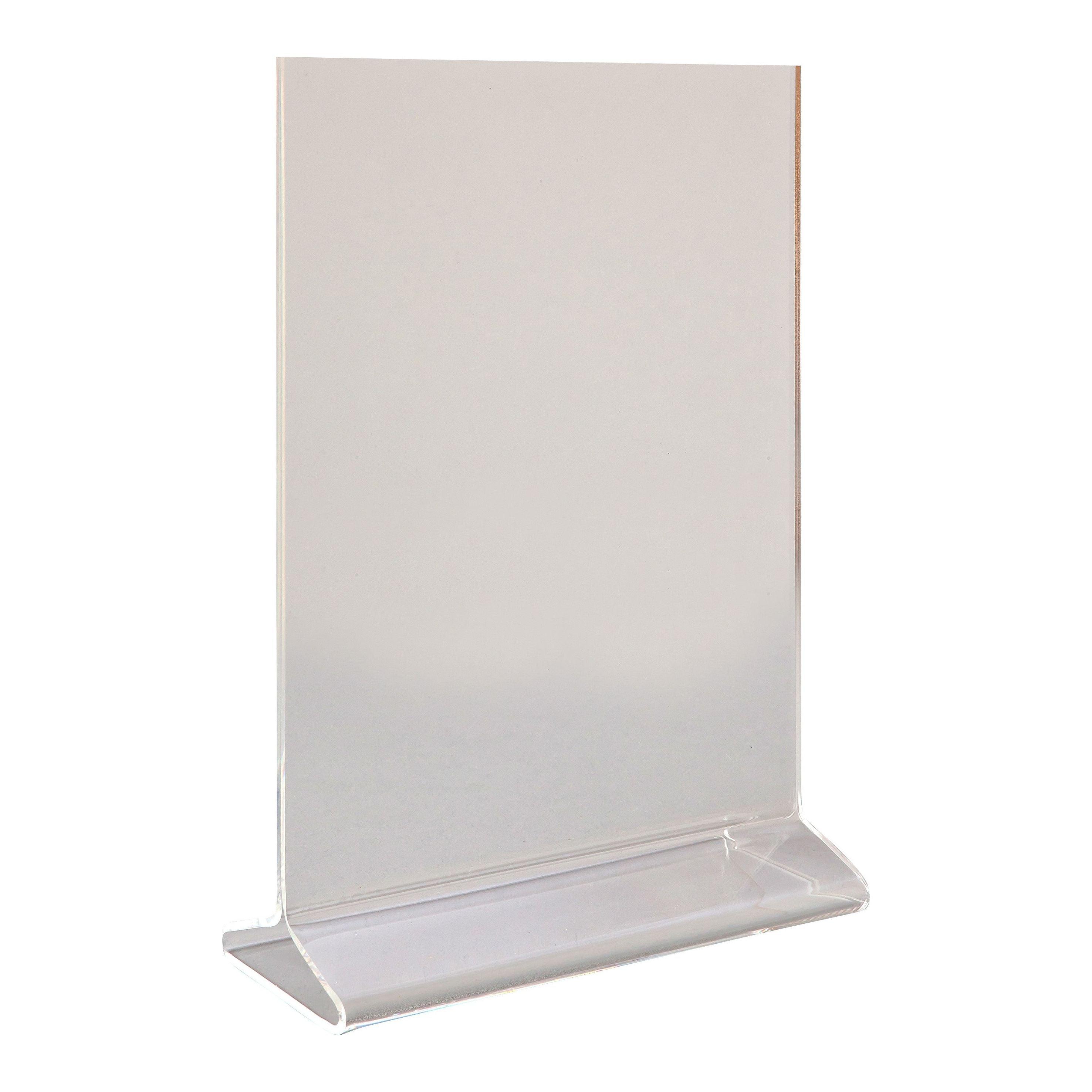 A5 Vertical Perspex Menu Holder – BESPOKE 77