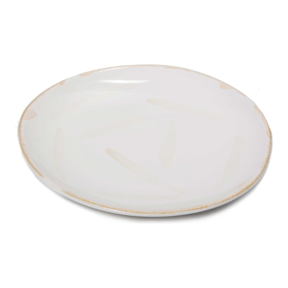 Off White Wonky Stoneware 21cm Bar Snack Plate – Bespoke 77
